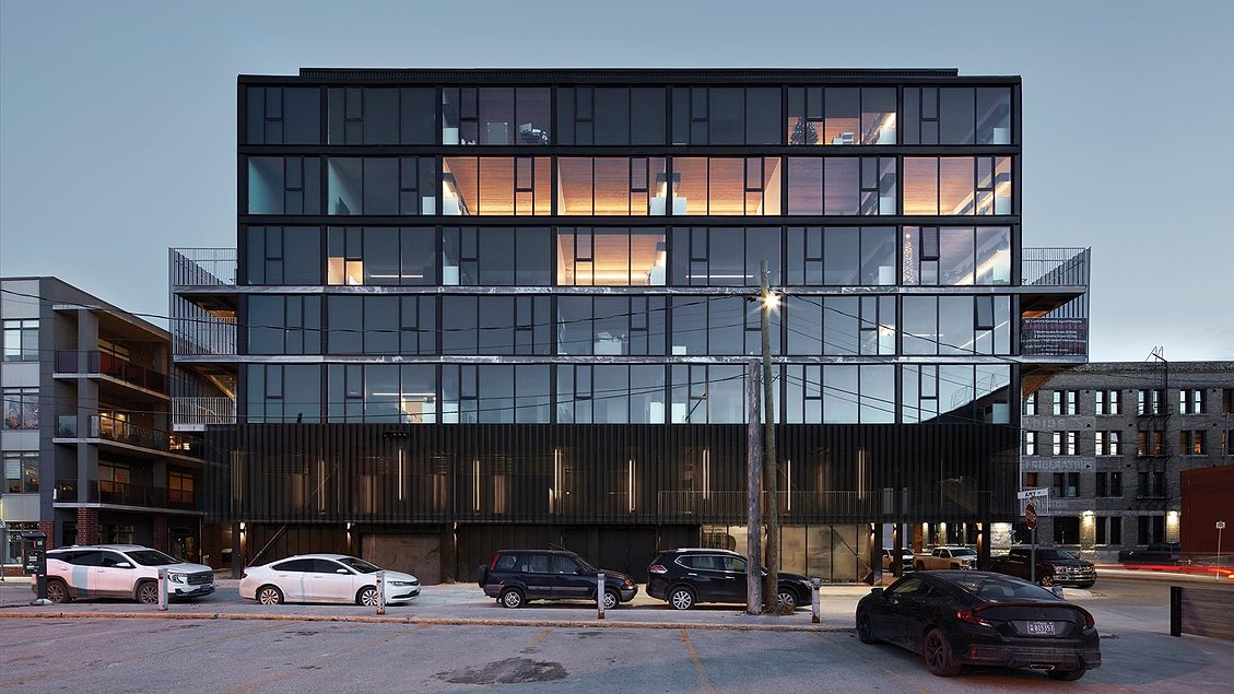 5468796 Architecture Adjoins a Pair of Sleek Apartment Buildings to A ...