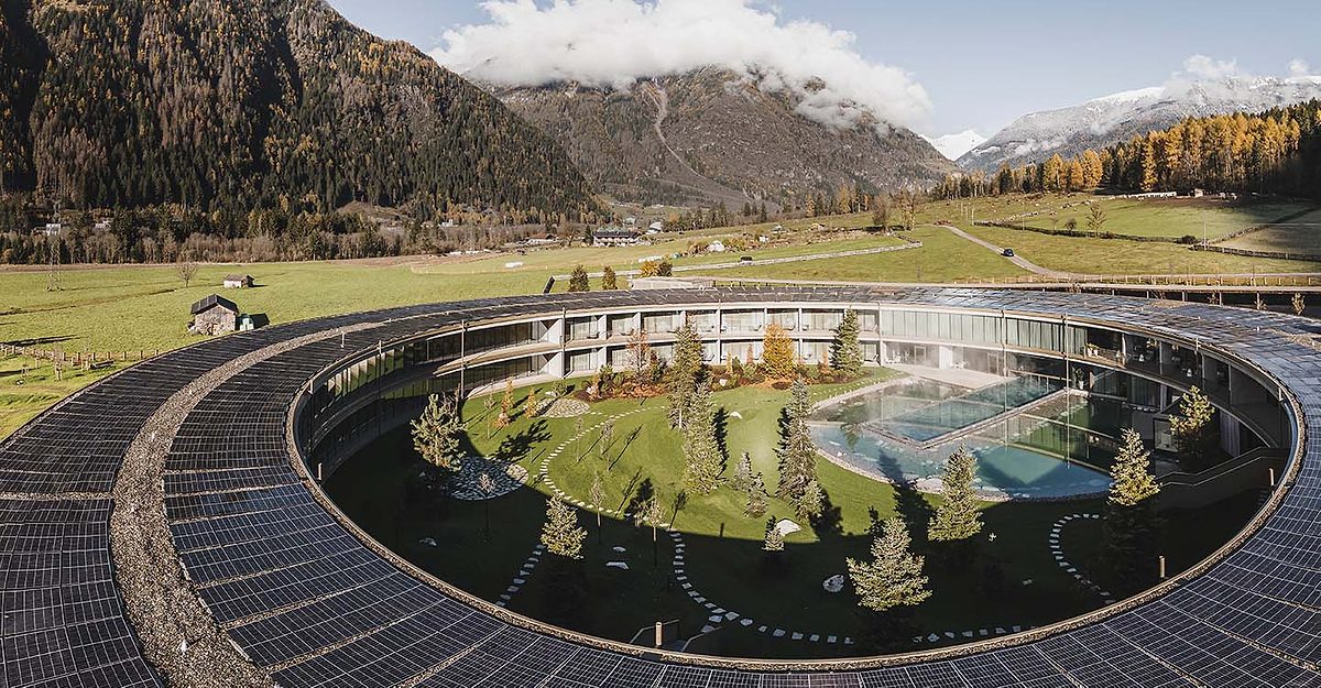OLM Nature Escape is a Circular Showcase for Alpine Views ...