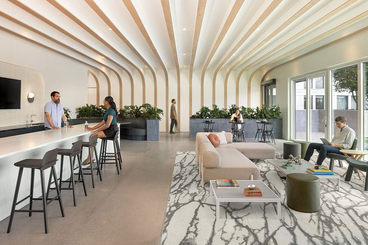 ArchitectureFirm Fits Out the Common Spaces of a New Residential High ...