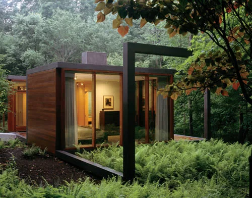 Dutchess County Guest House Two Architects Design A Boxy Retreat On A