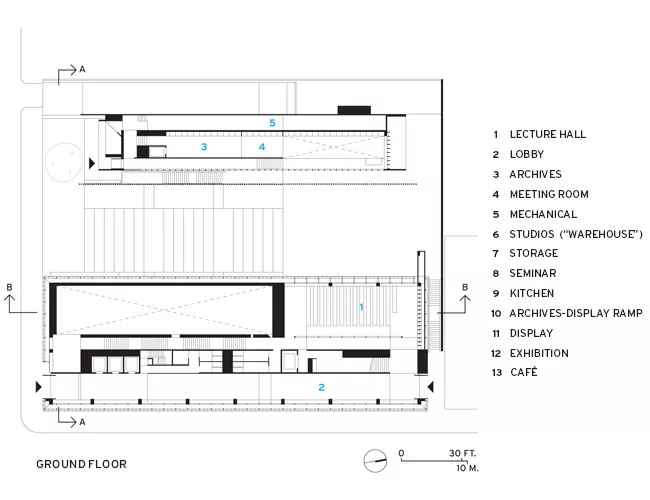 Plan Architectural Design Hub Gallery Of VUW Campus Hub / Architectus