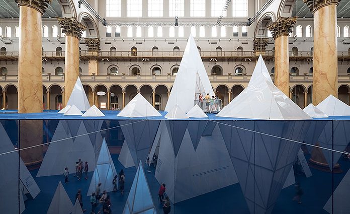Jame Corner National Building Museum Faux Icy Underwater World Opens