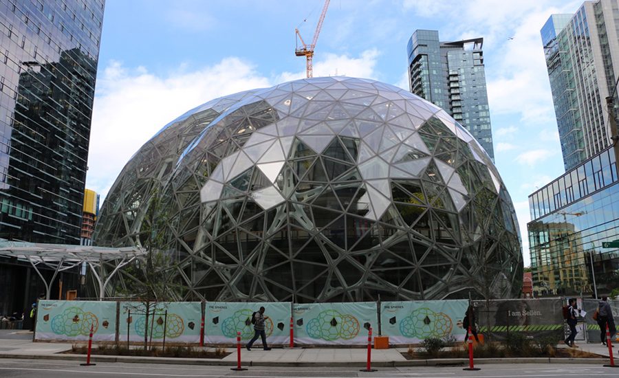 On the Ground with the Amazon Spheres in Seattle | 2017-05-19 ...