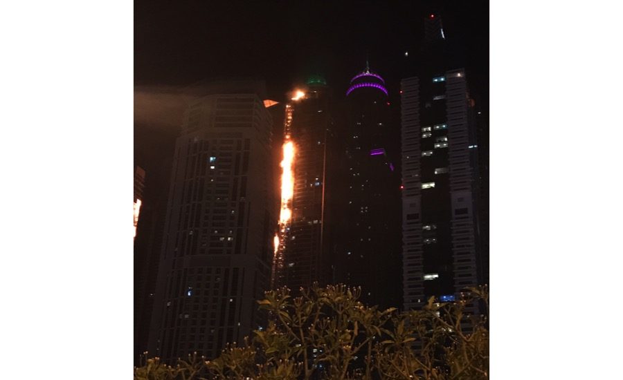 Torch Tower in Dubai’s Marina District Catches Fire for Second Time ...