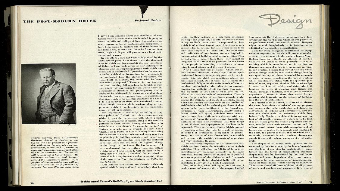 From the RECORD Archives: ‘The Post-Modern House’ | Architectural Record